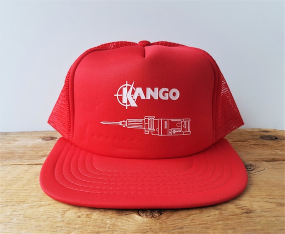 Vintage 80s KANGO Electric Jack Hammer Trucker Hat To… - Gem