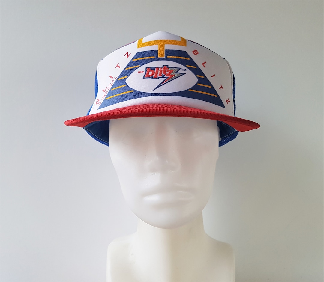 Vintage 1982 Chicago Blitz USFL Trucker Hat - Deadstock Sports Cap - Etsy