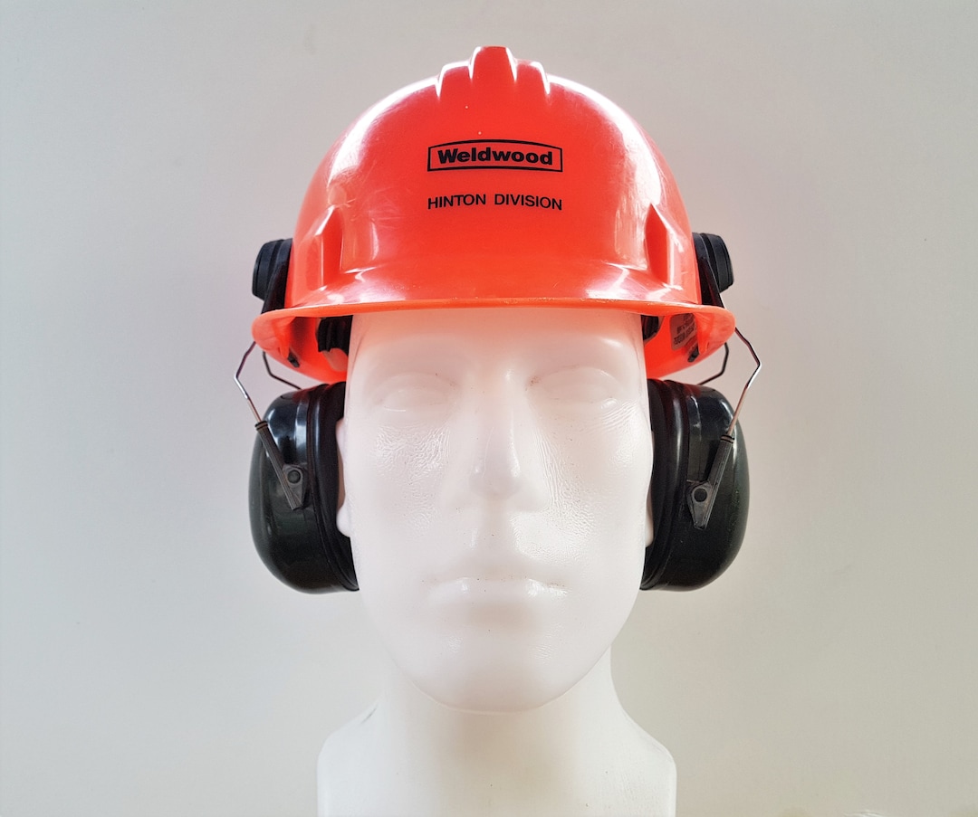 Vintage 80s WELDWOOD Hinton Division Alberta Forestry Worker Hard Hat ...