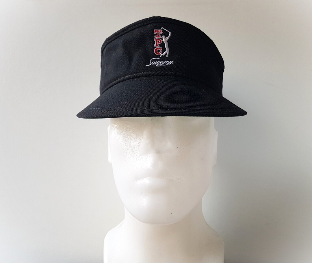 Vintage 80s TPC Sawgrass Golf Sun Visor Strapback Hat - New Era Made in ...