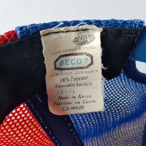 Montreal EXPOS Original Vintage 70s 80s Trucker Hat BECO Official MLB ...