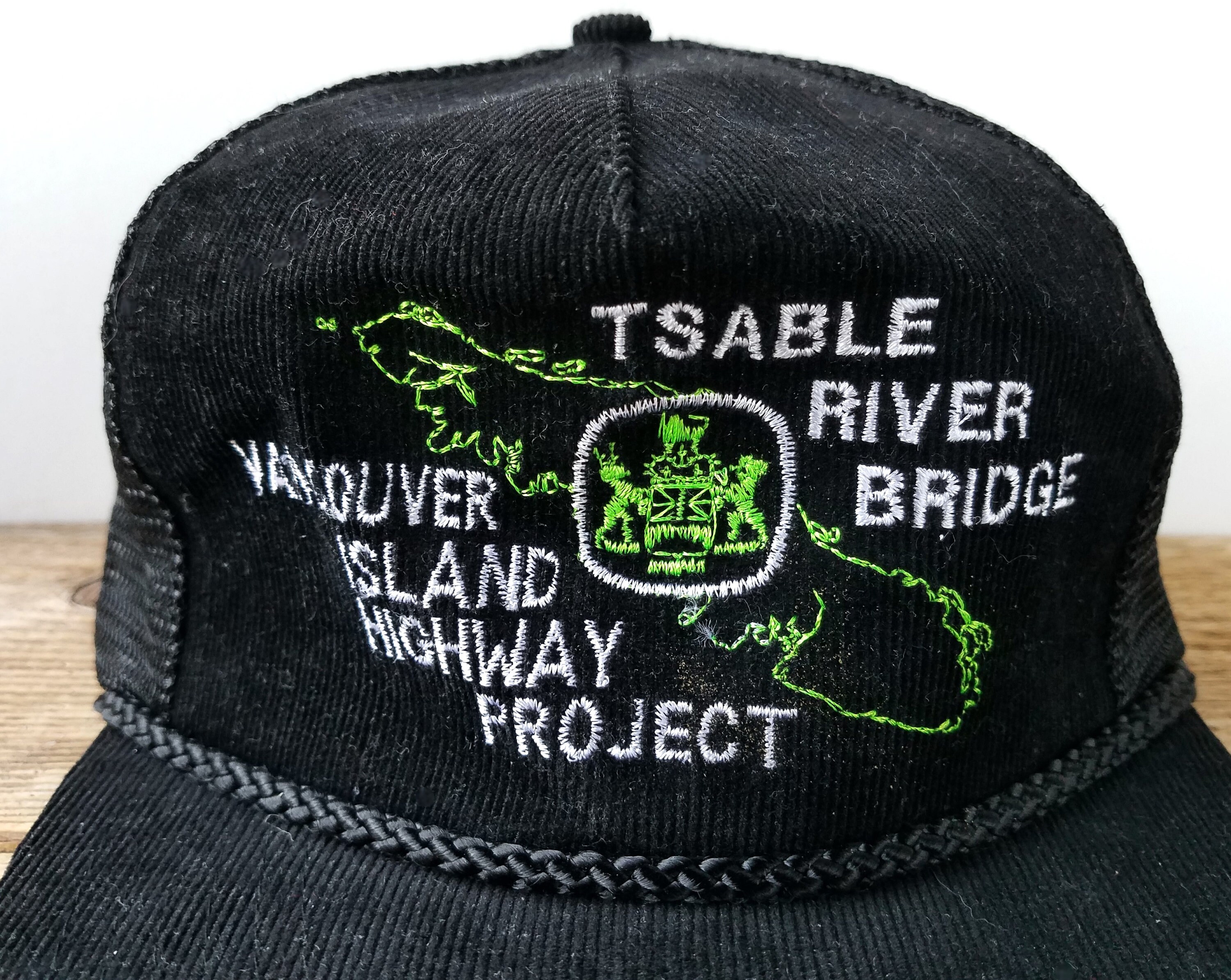Vintage TSABLE RIVER BRIDGE Vancouver Island Highway Project Corduroy ...