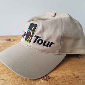 Vintage 90s ATP TOUR Pro Tennis Khaki Strapback Dad Hat Deadstock ...