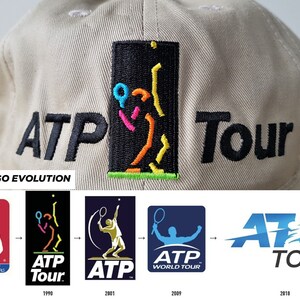 Vintage 90s ATP TOUR Pro Tennis Khaki Strapback Dad Hat Deadstock ...