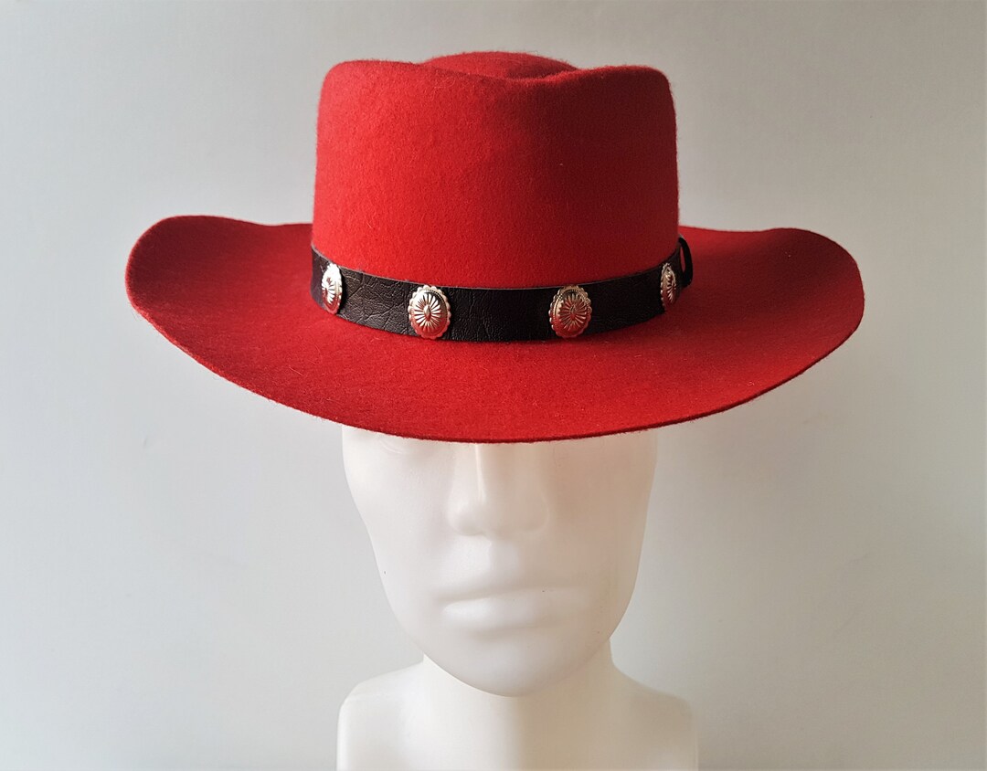 Vintage SMITHBILT Brand RILEY & Mccormick of Calgary Red Fur Felt ...