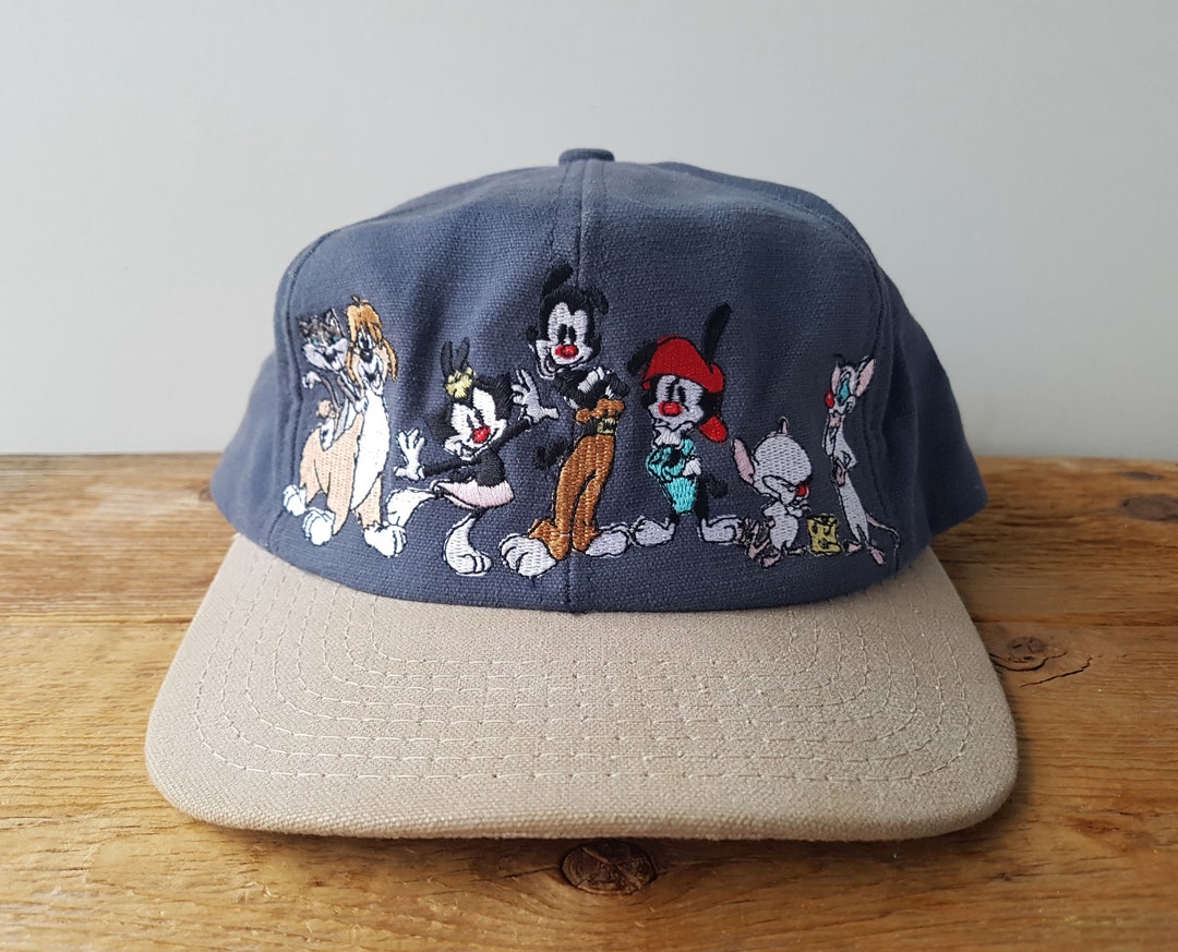Vintage 1993 ANIMANIACS Embroidered Snapback Hat USA Made Official ...