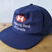 Vintage Hongkong Bank of Canada Navy Blue Rope Snapback Hat - Pre HSBC ...