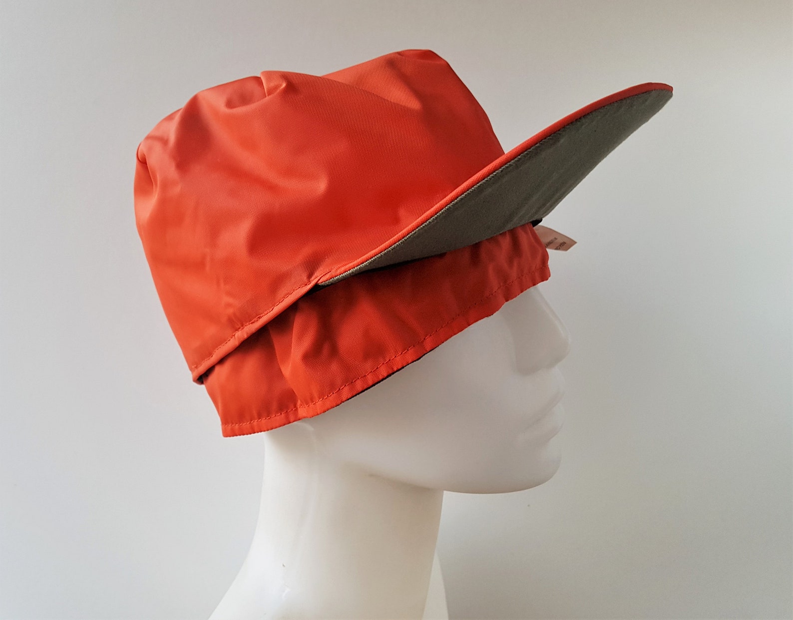 Vintage All Weather Orange Hunting Ear Flap Trapper Hat Size - Etsy