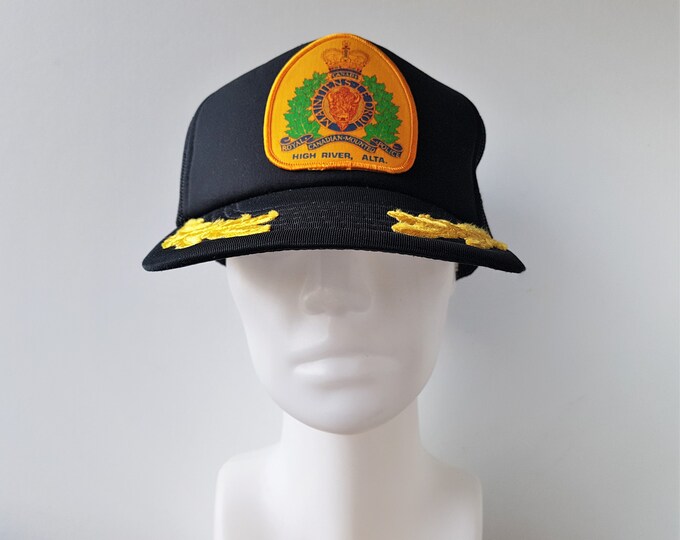 Vintage 90s TORONTO POLICE Winged WHEEL Motorcycle Drill Team Hat ...