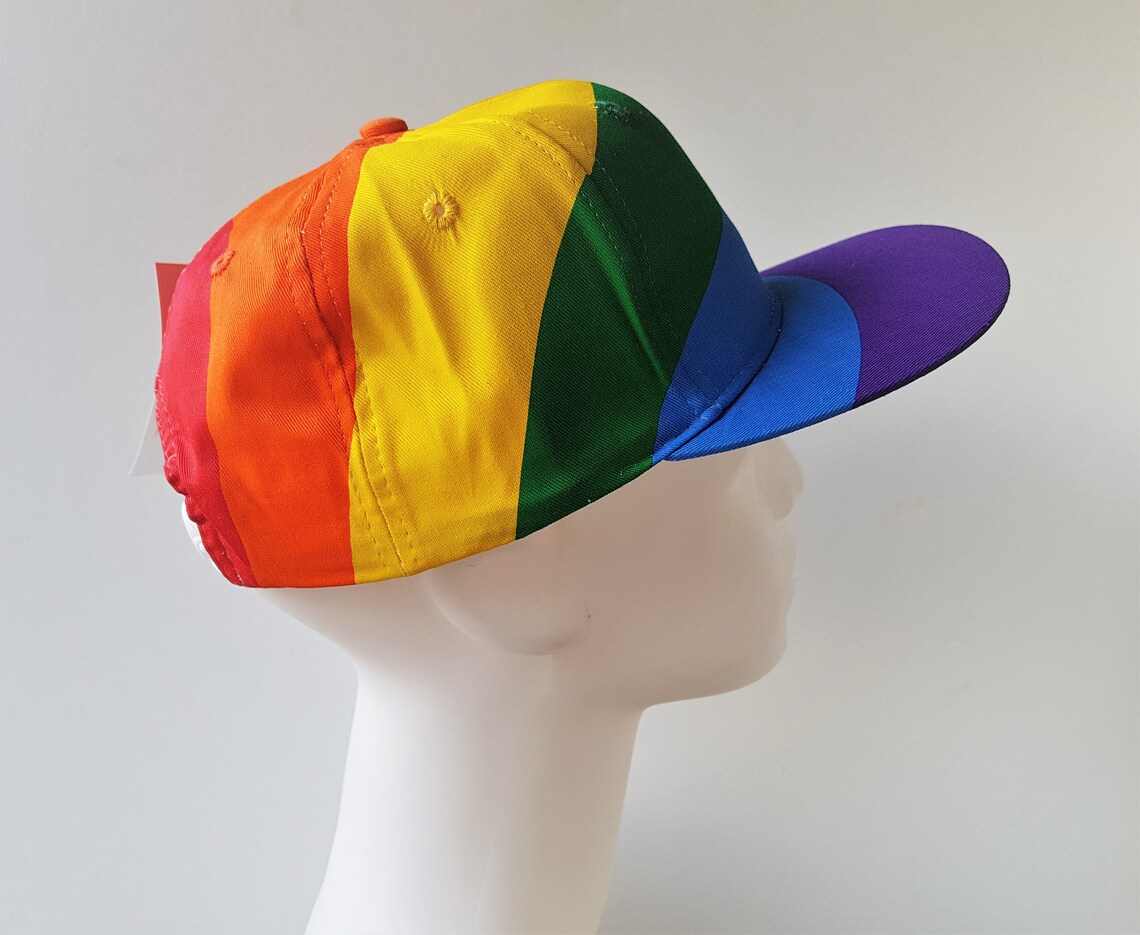 Vintage 90s RAINBOW Flag Snapback Hat GAY PRIDE 1994 Rare - Etsy