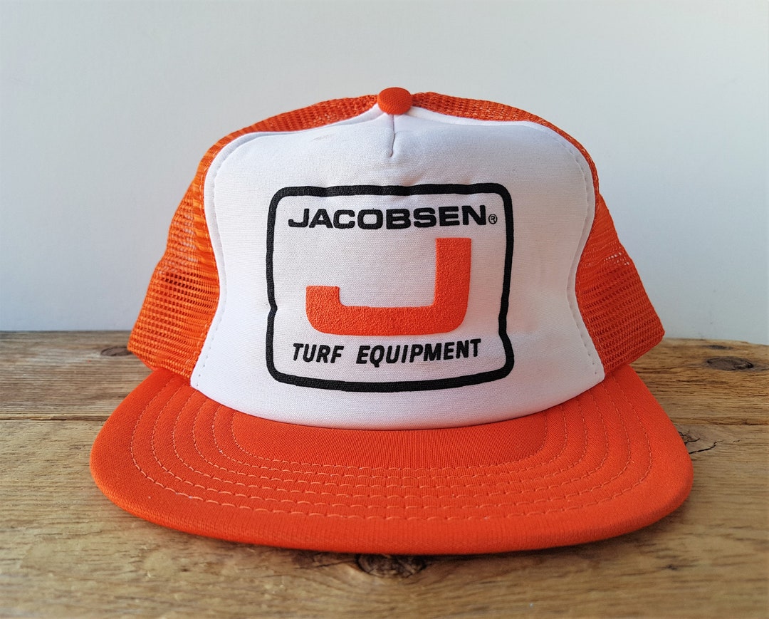Vintage 80s JACOBSEN Turf Equipment Trucker Hat Made in USA - Etsy