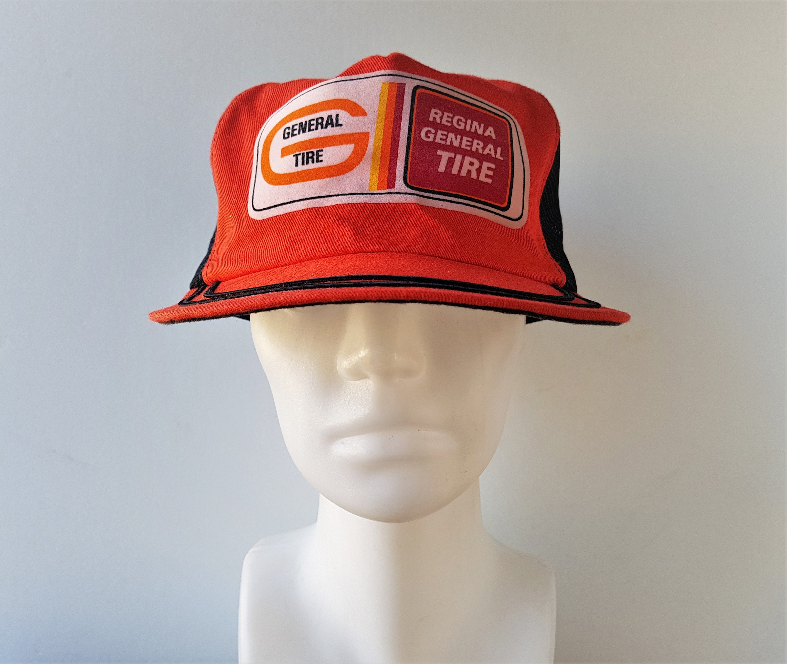 Vintage 1970s 80s GENERAL TIRE Regina Trucker Hat K-brand Canada ...