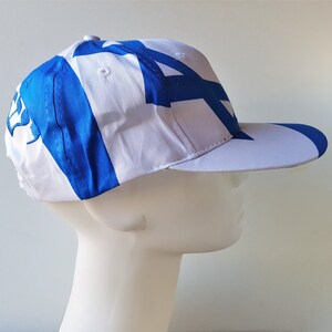 Vintage 90s Israeli Flag Team ISRAEL Snapback Hat Rare Deadstock Big ...