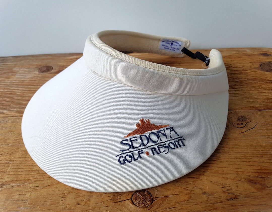 Vintage SEDONA Golf Resort Sun Visor Hat - Made in USA by Imperial ...