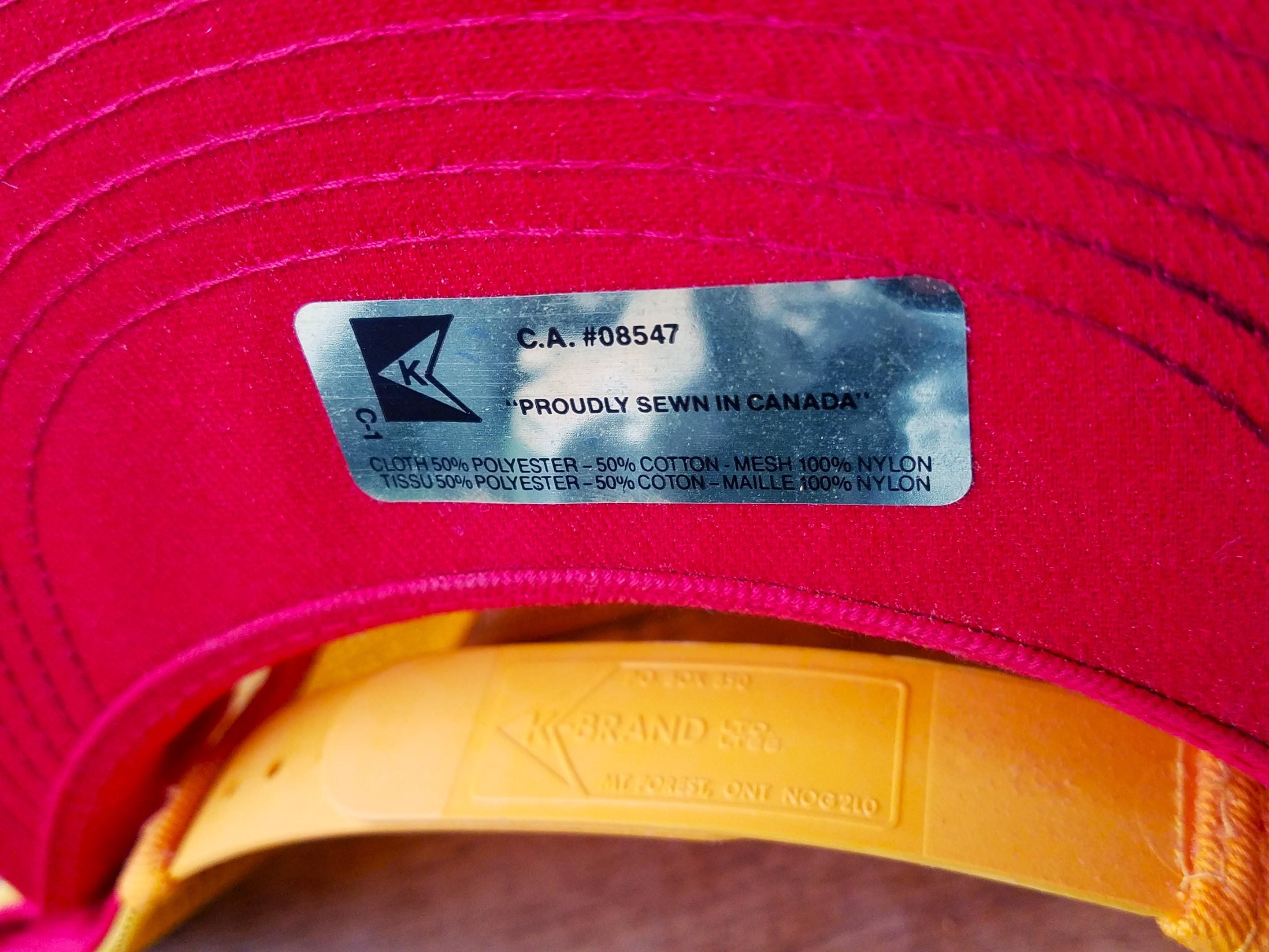 Vintage 80s FORMULA SHELL Trucker Hat - K-brand Canada Yellow Mesh ...