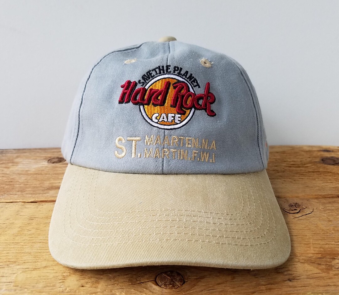 Vintage HARD ROCK Cafe St. MAARTEN N.A. Hat - Save the Planet Promo ...