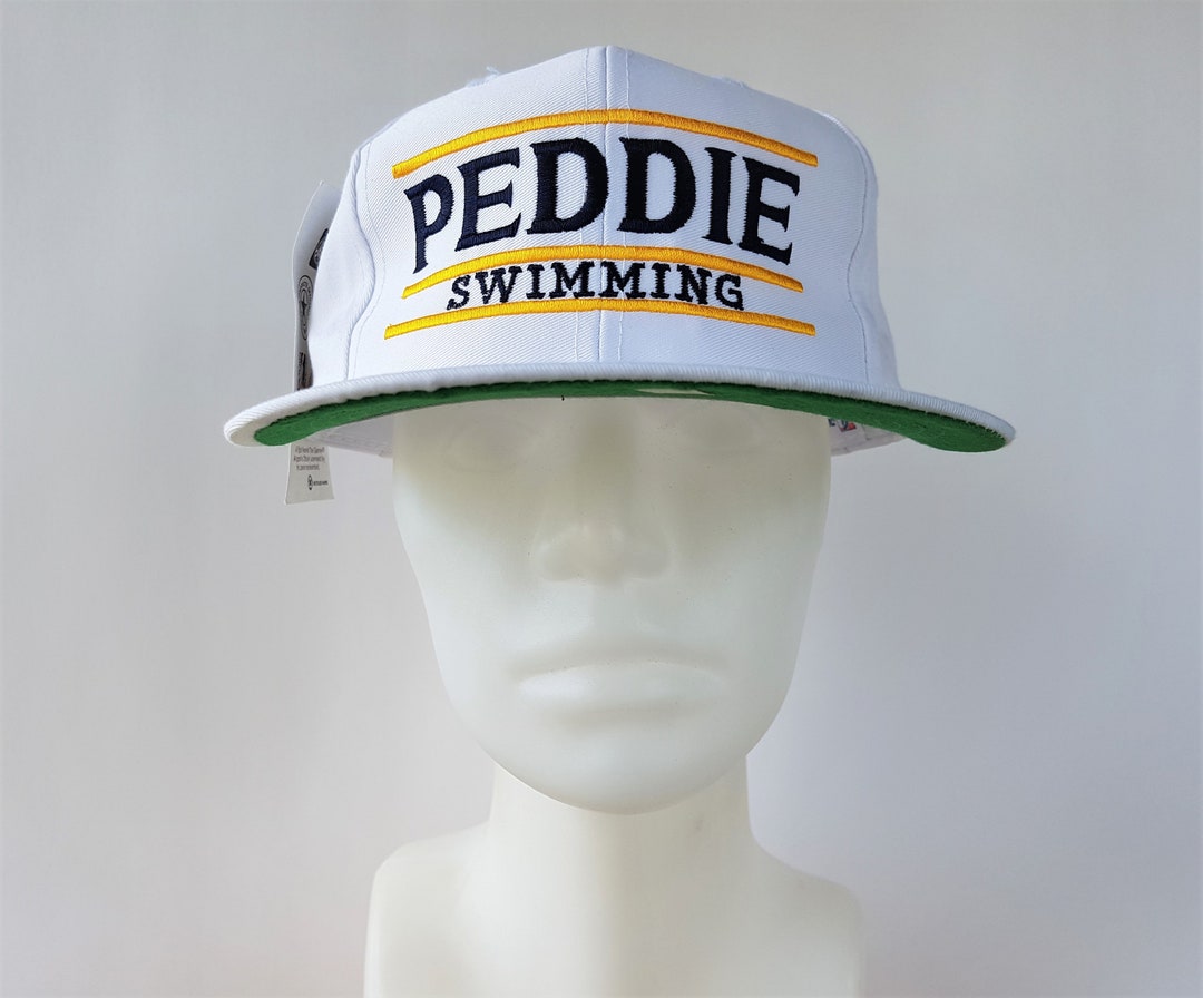 Vintage 90s PEDDIE SWIMMING Snapback Hat - the Game Split Bar Original ...