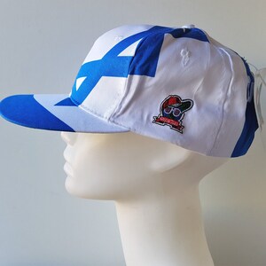 Vintage 90s Israeli Flag Team ISRAEL Snapback Hat Rare Deadstock Big ...
