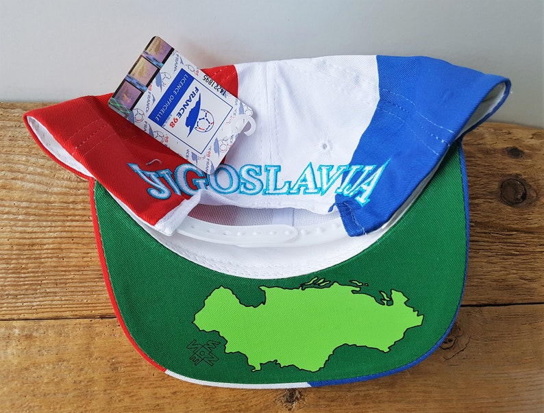 Vintage Yugoslavia France 98 World Cup Snapback Hat, Official Licensed ...