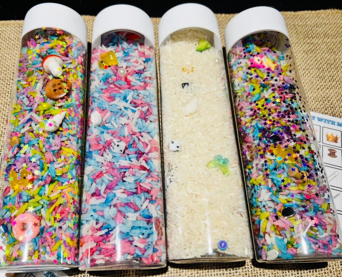 I Spy Jars Autistic Sensory Gift for Sensory Play Birthday Party Favors ...