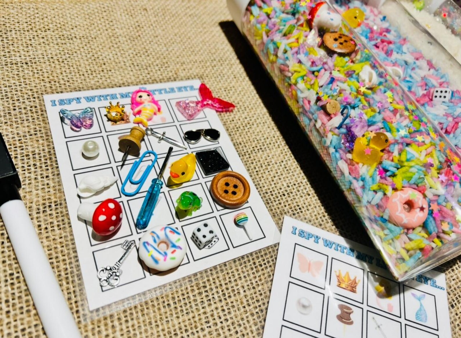 I Spy Sensory Jar: Autism Calming Fidget Toy, Party Favor - Etsy