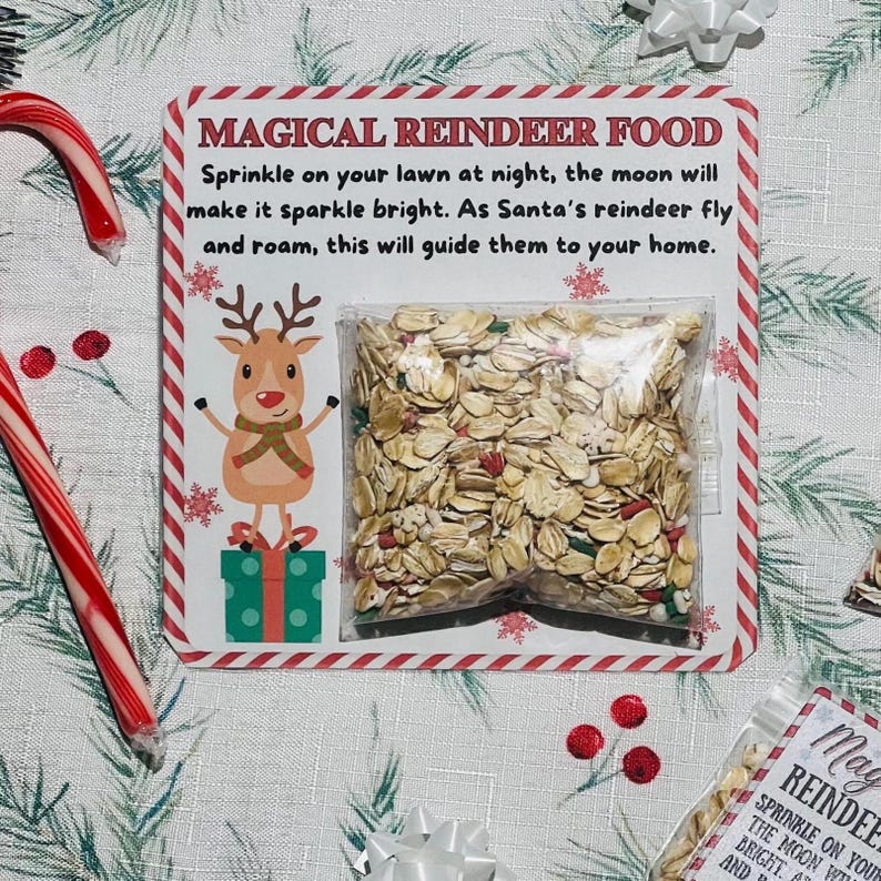 Magic Reindeer Food for Christmas Stocking Stuffers for Kids Christmas ...