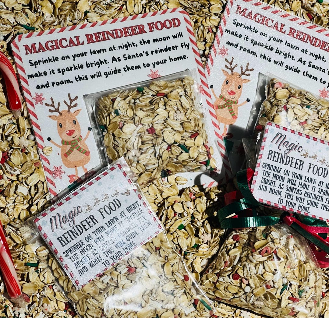 Magic Reindeer Food for Christmas Stocking Stuffers for Kids Christmas ...