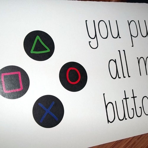 Cute Love Card for Video Game Lovers Happy Anniversary Card - Etsy Sweden