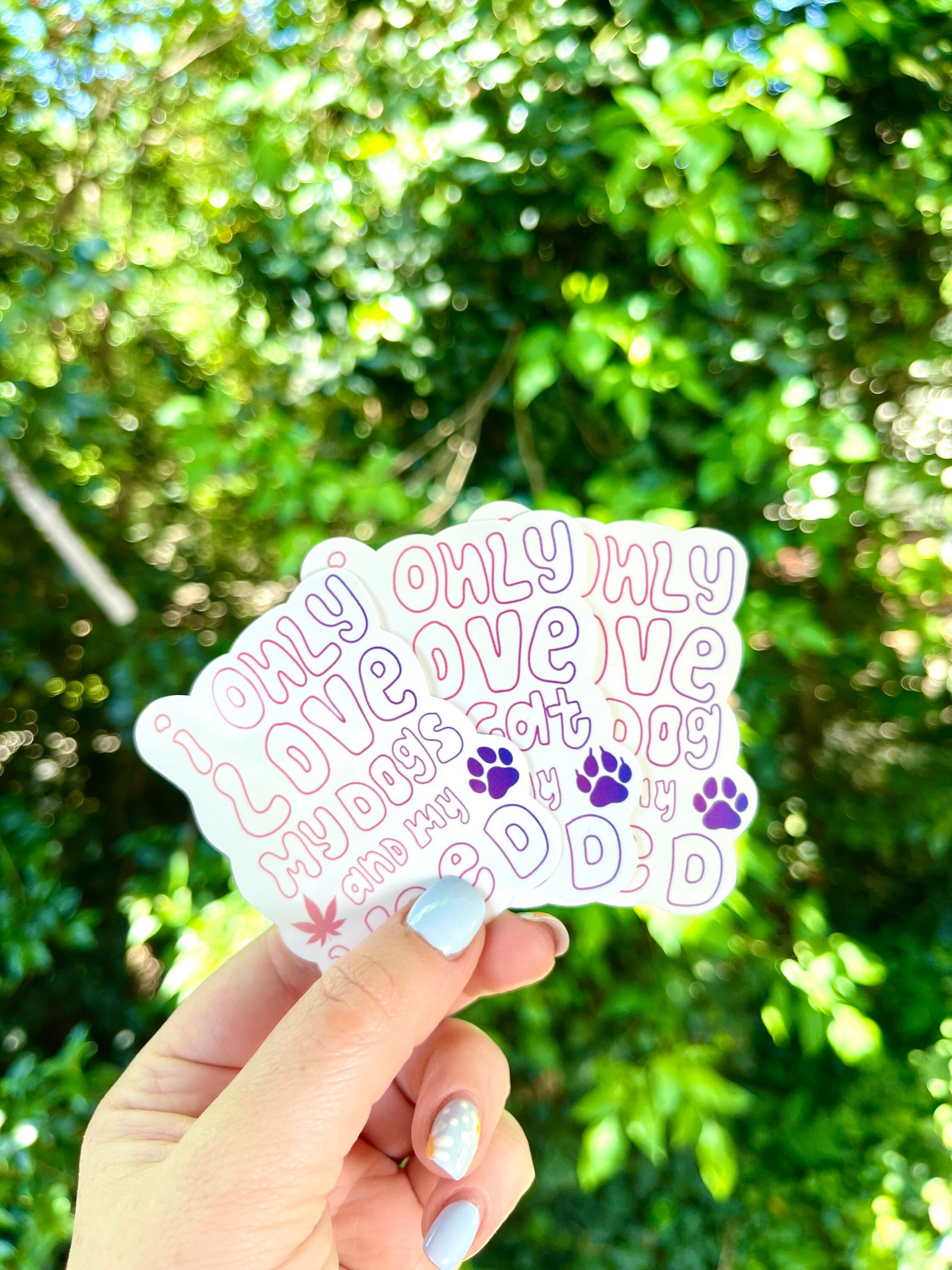 White Die Cut Sticker, Funny 420 Stickers, Indica Sativa Best Buds ...