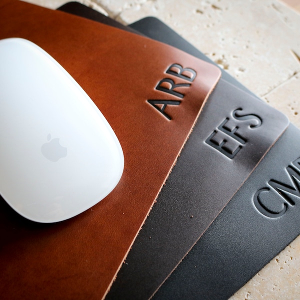 Leather Mouse Pad - Etsy