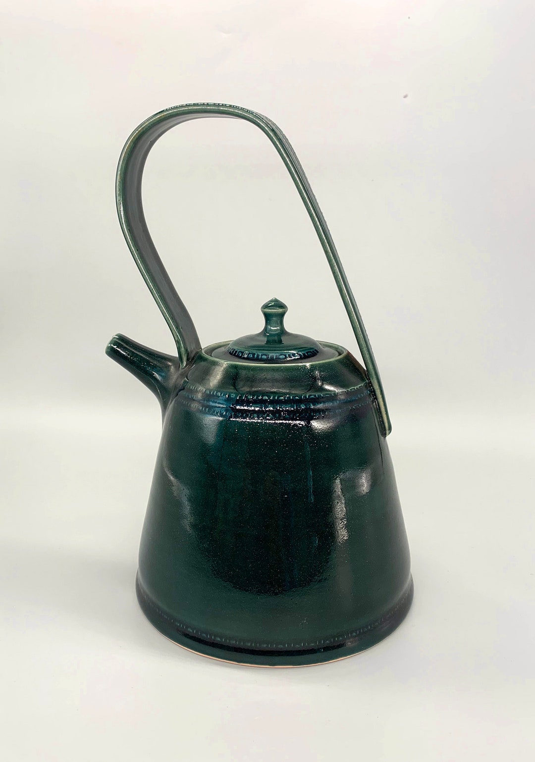 Vintage Studio Pottery Teapot Hand-made Hand-thrown Art Pottery One off ...