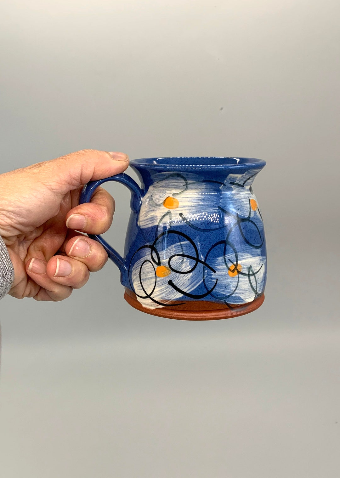 Vintage Studio Pottery Mug by Potter Peter Lochhead of Abbey Ceramics ...