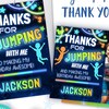 Printable Jump Party Favor Box Labels Jump Tumble & Play Glow ...
