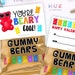 Gummy Bear Valentines Day Printable Editable Card Beary Happy You Are ...