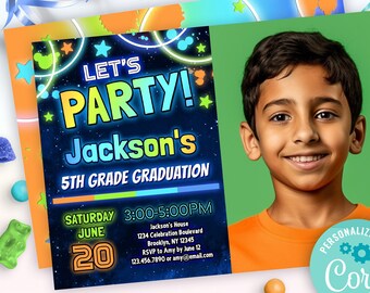 5th Grade Graduation Invitation class of 2023 Invitation, Graduation ...