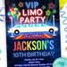White Limo Party Invitation Editable Template | Boys and Girls VIP ...