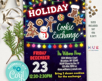 Cookie Swap Flyer - Etsy