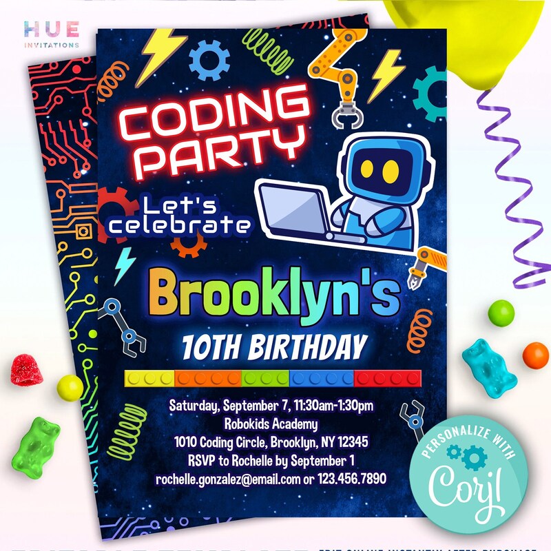 Computer Themed Birthday Party - Etsy