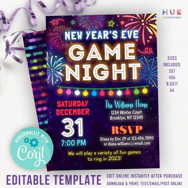 New Years Eve - Etsy