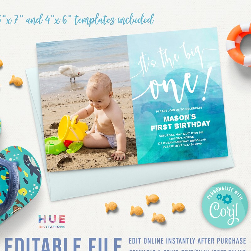 Beach First Birthday - Etsy
