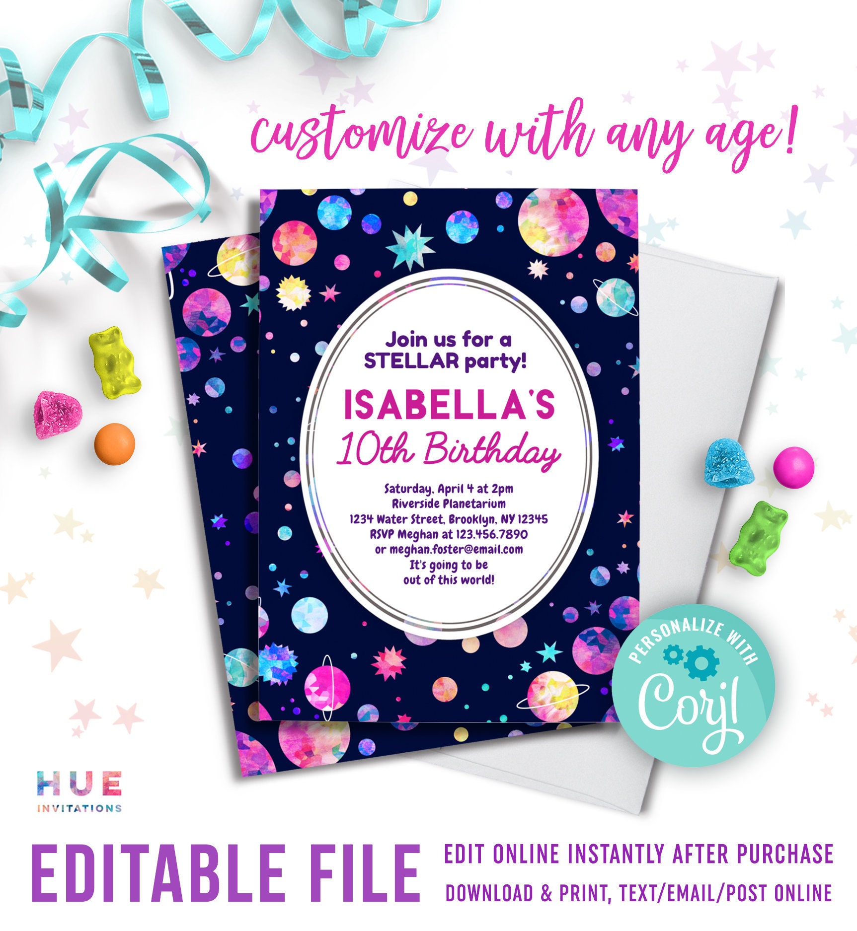 Birthday Party Invitations For Girls