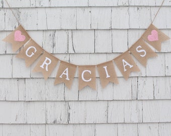 Gracias Banner | Etsy