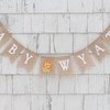 Happy Birthday Burlap Banner, Happy Birthday Bunting, Happy Birthday ...