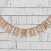Happy Birthday Burlap Banner, Happy Birthday Bunting, Birthday ...