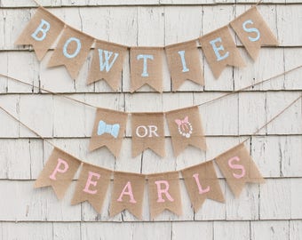 Bow tie banner | Etsy