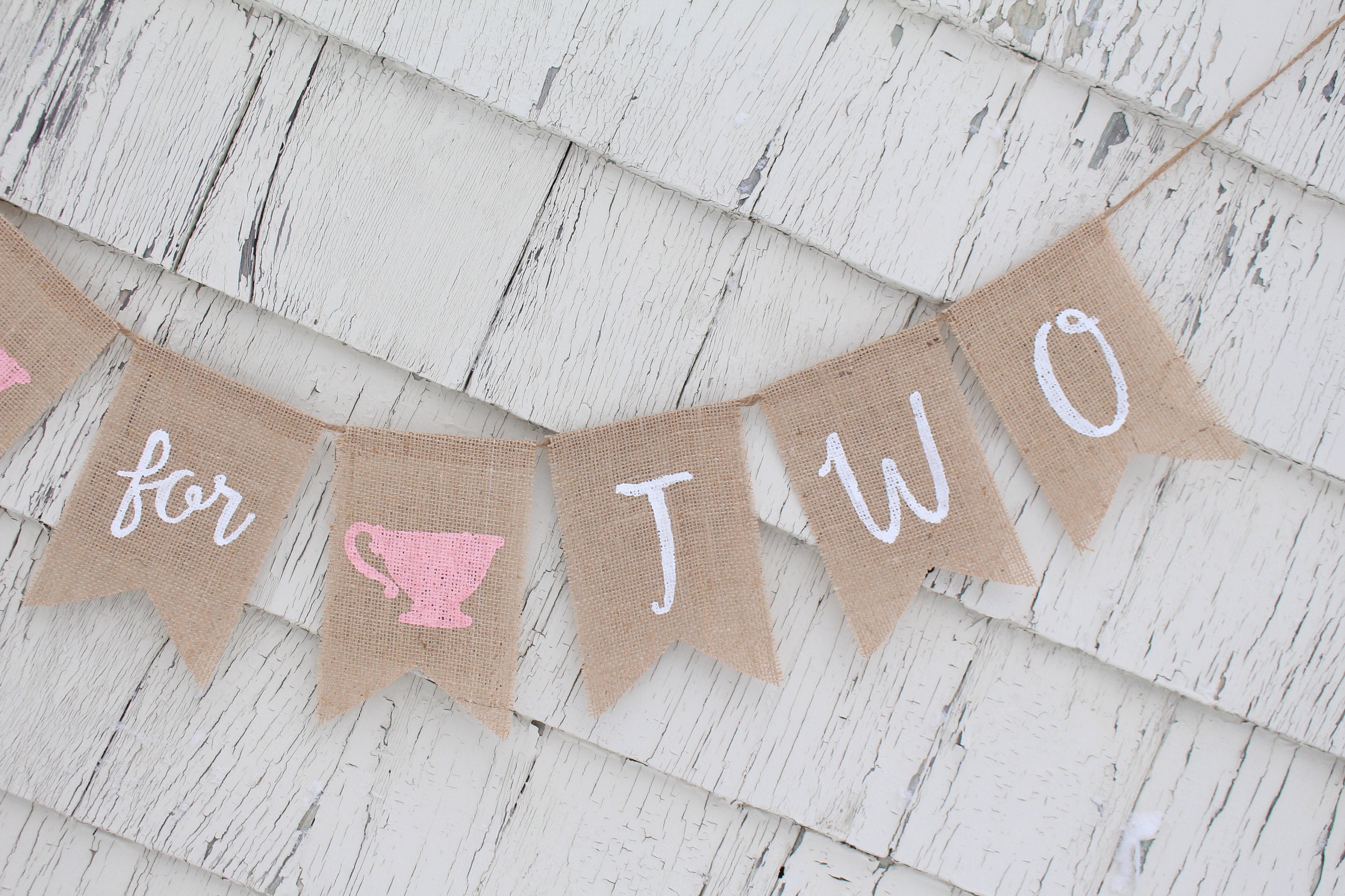Tea for Two Banner Tea Party Birthday Second Birthday Tea - Etsy