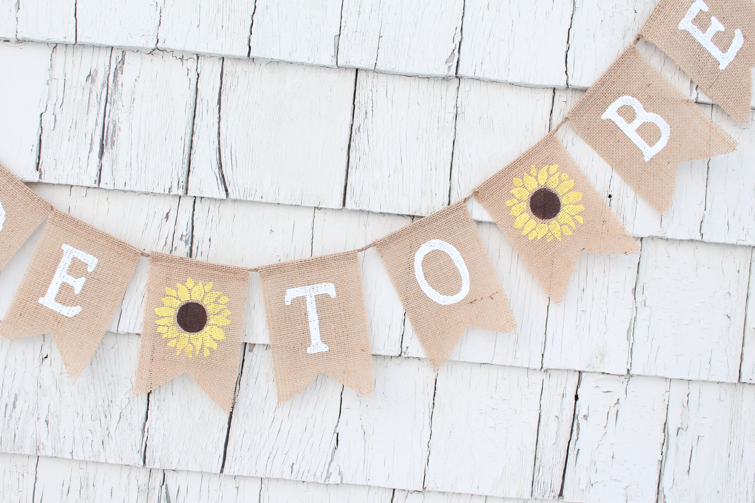Bride to Be Banner, Bride to Be Bunting Garland, Engagement, Sunflower ...