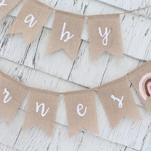 Boho Rainbow Baby Shower Banner, Custom Baby Name Banner, Rainbow Baby ...