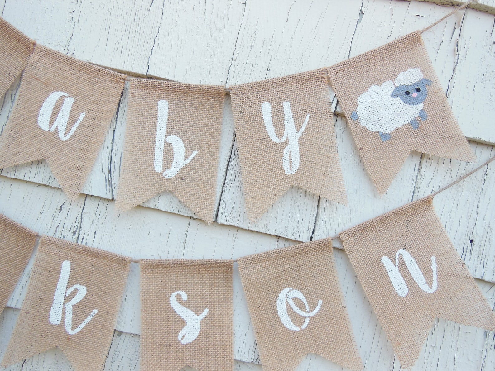 Lamb Baby Shower, Lamb Baby Shower Banner, Lamb Shower Decorations ...