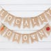 Happy Birthday Burlap Banner, Happy Birthday Bunting, Happy Birthday ...